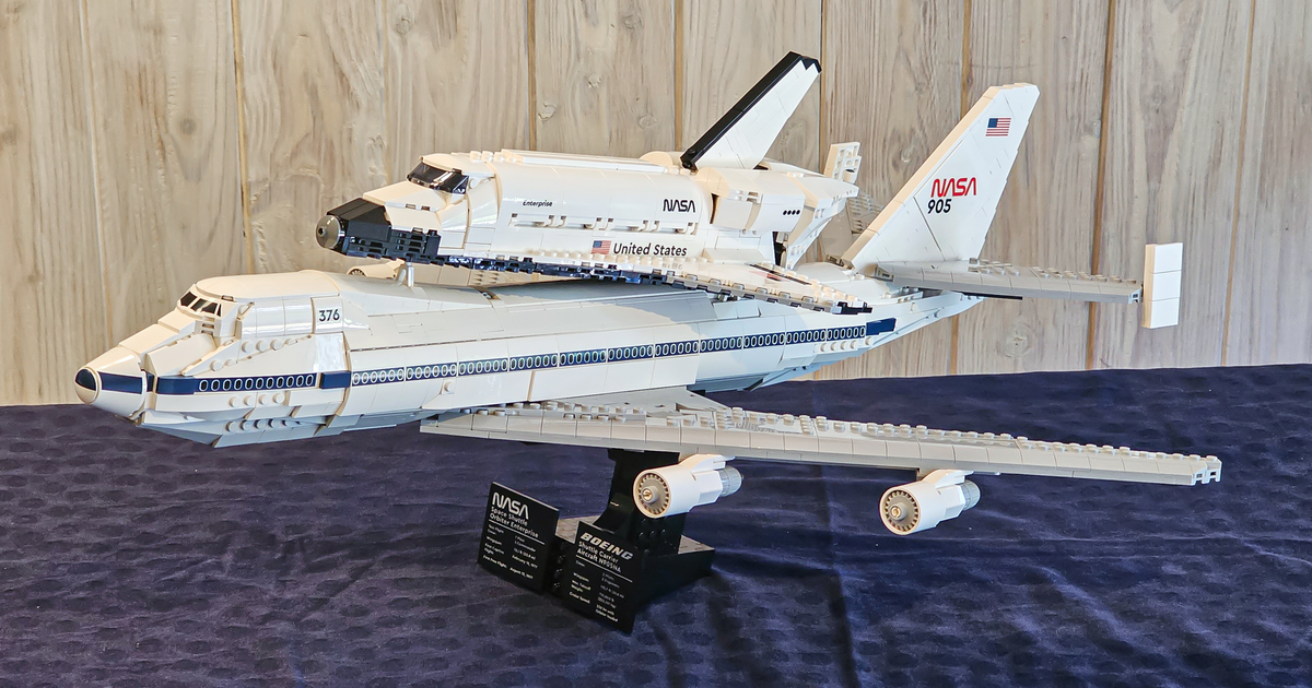Das kann die Lego-Boeing-747 mit Space Shuttle Enterprise | aeroTELEGRAPH