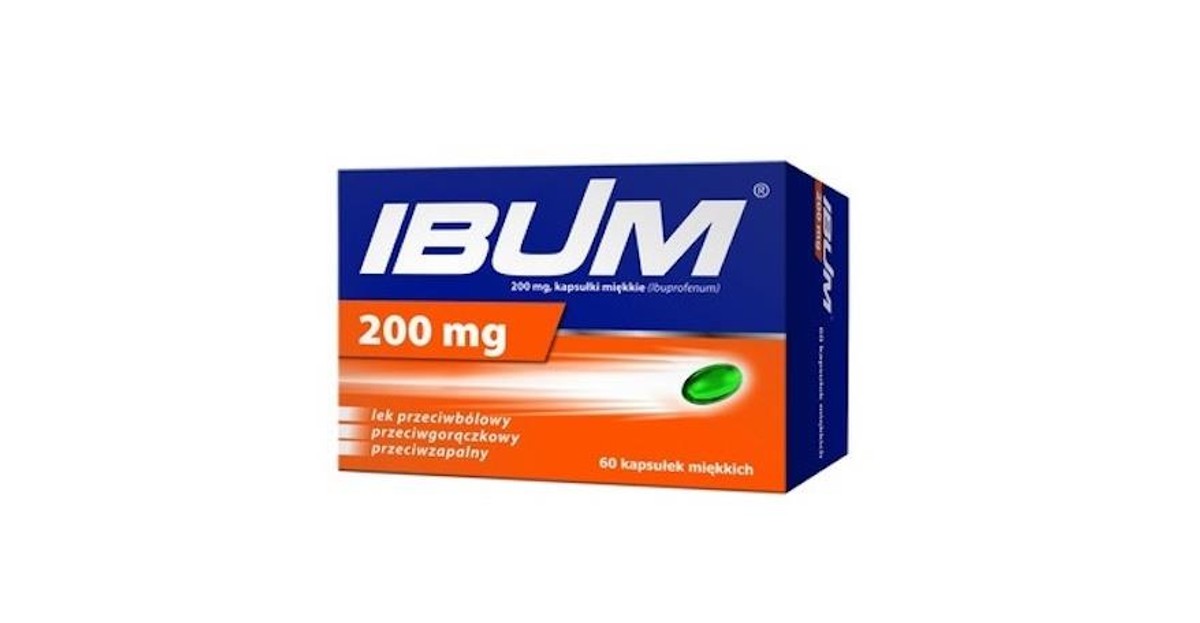 Ibum - szybkość działania, rodzaje, dawkowanie, skutki uboczne. Cena ...