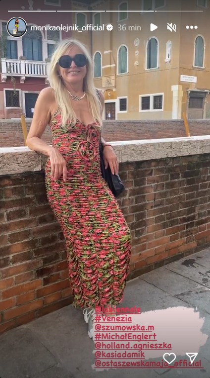 Monika Olejnik w Wenecji olśniła oryginalną kreację. Fani: gwiazda Hollywood - Plejada.pl