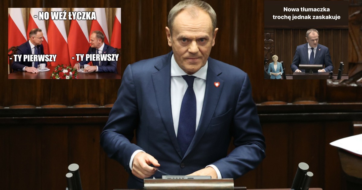 "Na galerii impreza". Memy po exposé Donalda Tuska. Internauci w formie - Kobieta