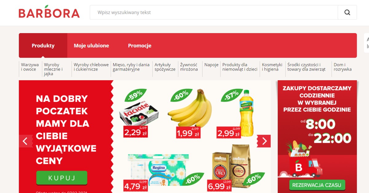 Barbora - nowy sklep internetowy w Polsce