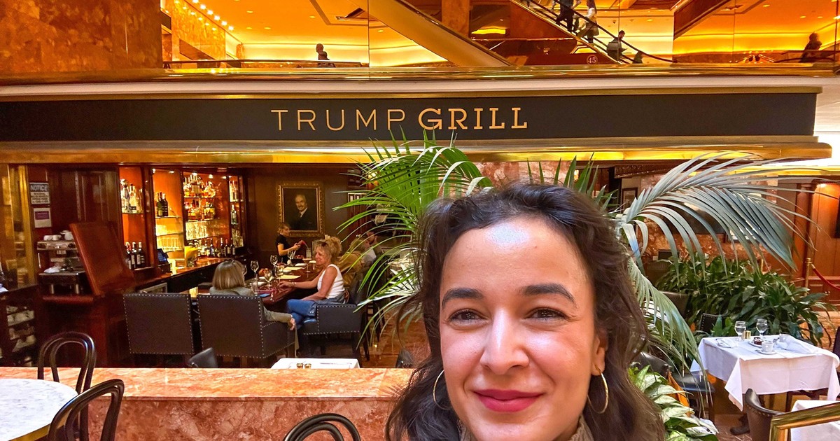 My sister and I ate at the Trump Grill for the first time. Our $120 ...