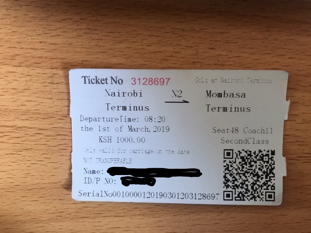 My experience traveling to Mombasa from Nairobi for the first time using the SGR Madaraka ...