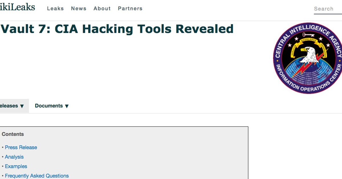 Everyone is talking about WikiLeaks’ massive CIA data dump — here’s ...