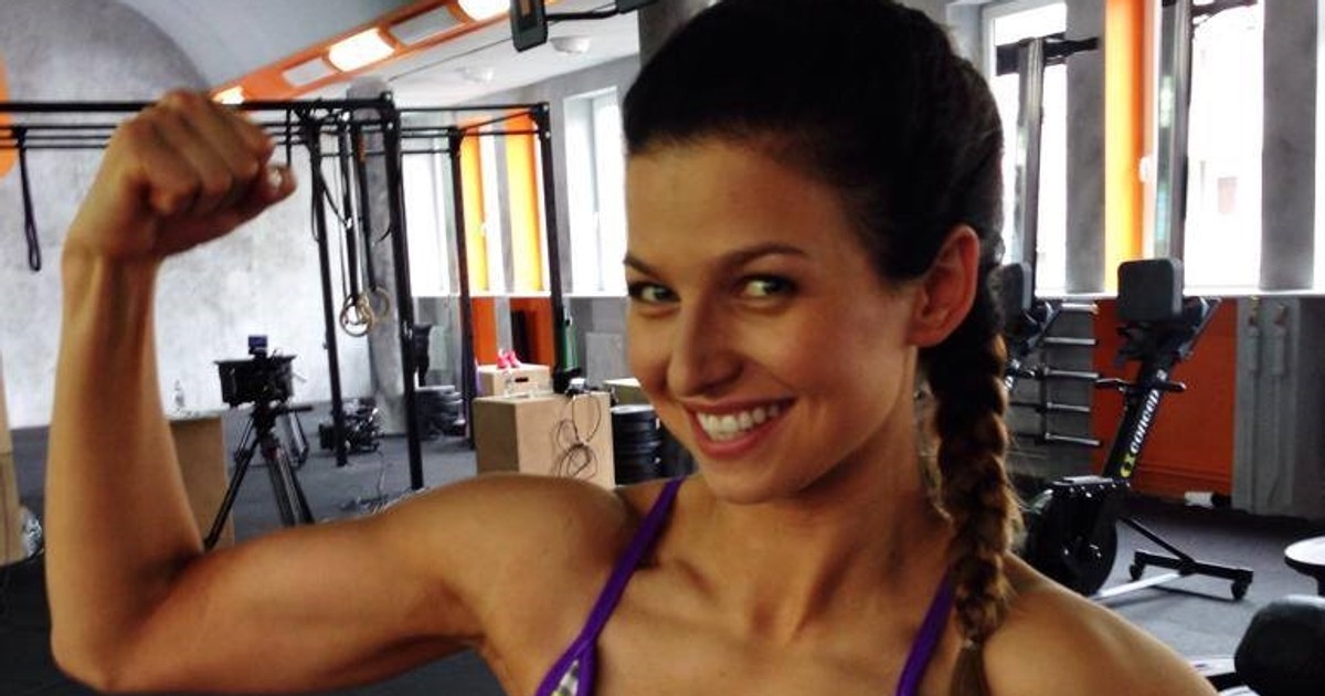 Anna Lewandowska pokazała biceps