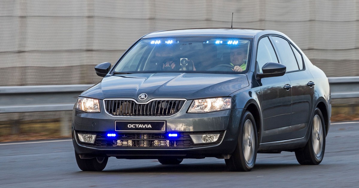 Jak rozpoznać nowe Octavie czeskiej policji?