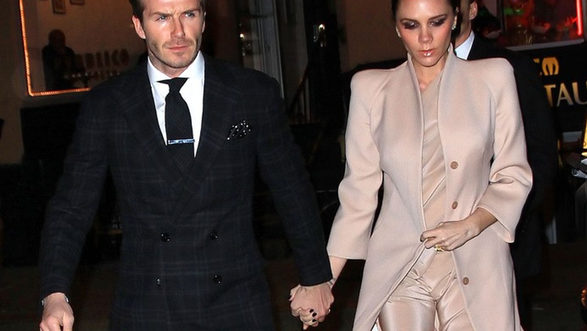 Victoria i David Beckham na romantycznej kolacji - Plejada.pl