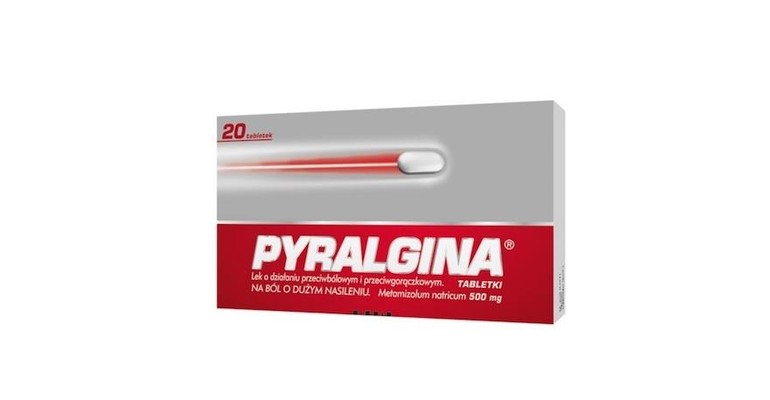 Pyralgina (ulotka) - skład tabletki, dawkowanie leku