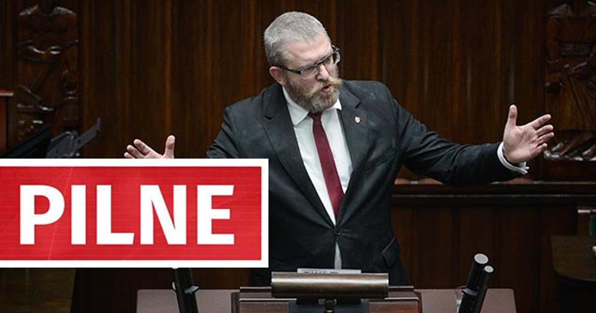 Sejm podjął decyzję w sprawie Grzegorza Brauna. Posłowie niemal jednomyślni - Wiadomości