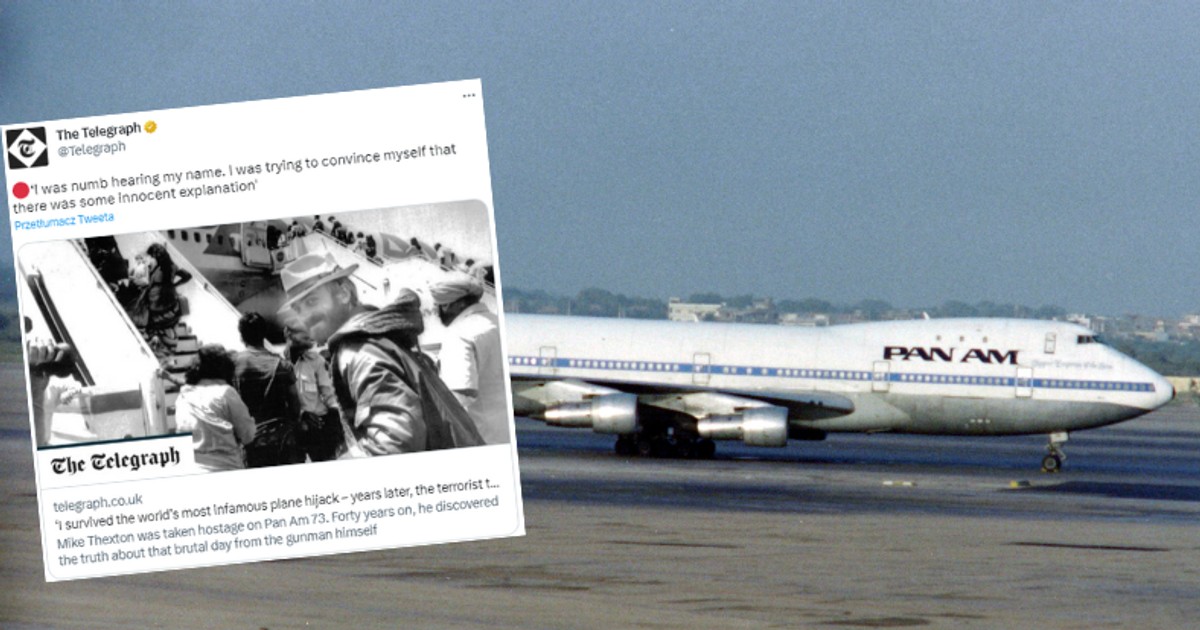 Przeżył porwanie samolotu. Terrorysta po 40 latach wyjawił mu, dlaczego ...