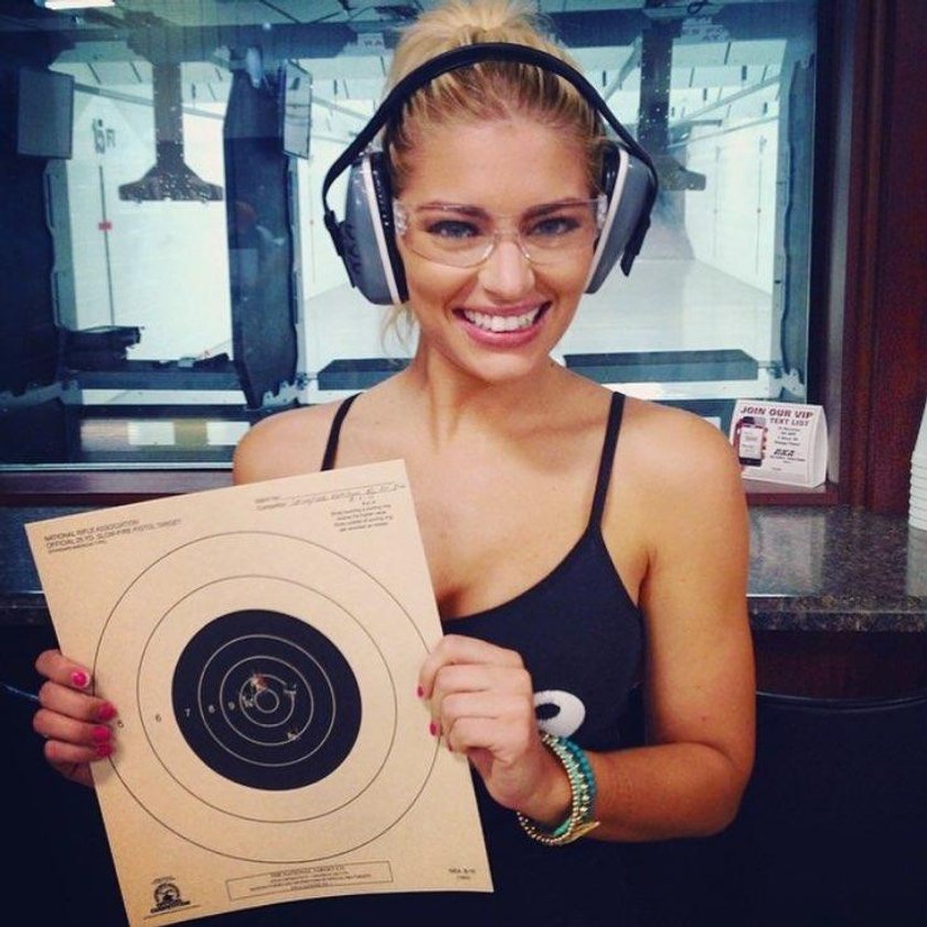 USA. Shannon Ihrke służyła w marines, teraz została modelką