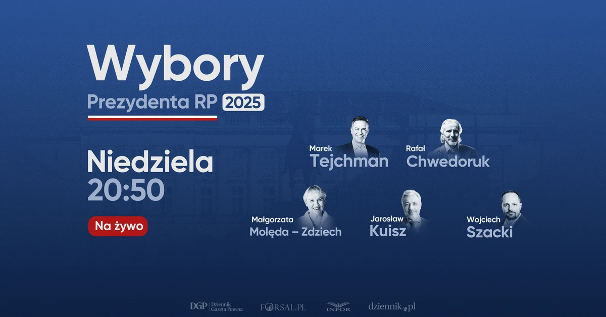 Wybory prezydenckie 2025 [RELACJA NA ŻYWO - DZIENNIK.PL] - Dziennik.pl