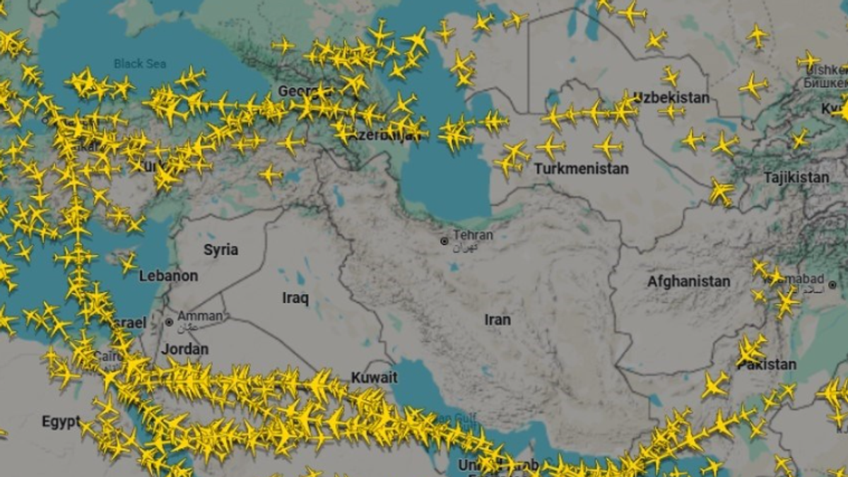 (Mapa) od avganistana do Mediterana: - rupa Ovako izgleda nebo iznad ...