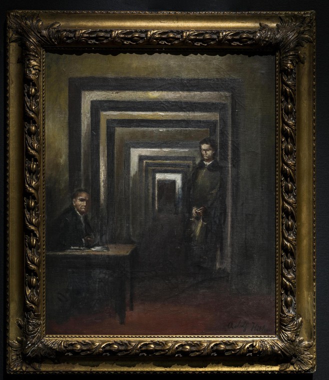 Obraz namalowany przez Hitlera na wystawie w muzeum. "To kicz, tandeta ...