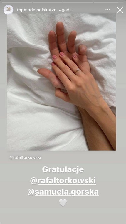Samuela Górska i Rafał Torkowski zaręczyli się. Oboje byli w programie ...