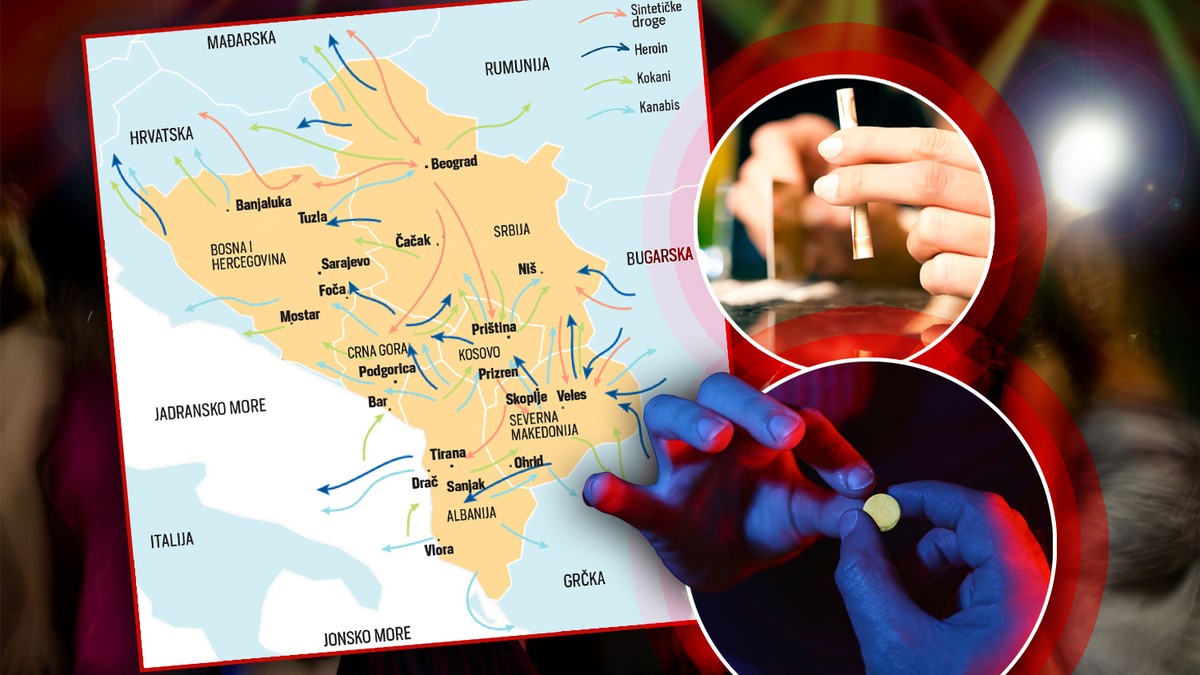 NOVE RUTE ŠVERCERA DROGA Srbija ključna na ruti dilera, prevoze opijate ...