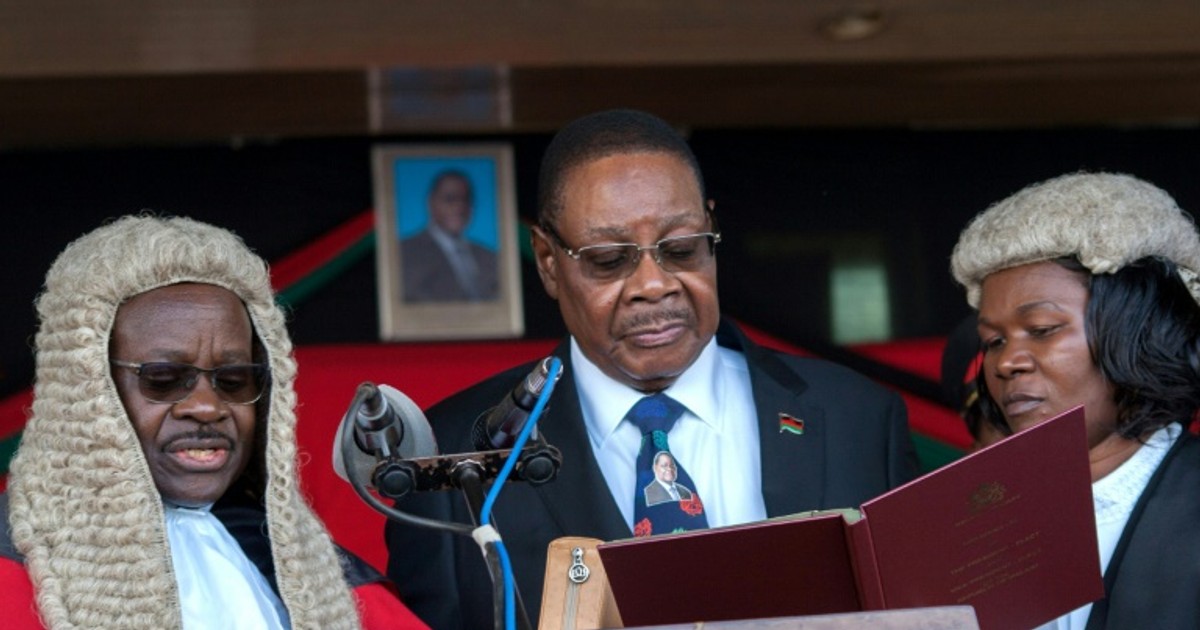 Newly sworn-in Malawian President, Mutharika returns to power as Africa ...