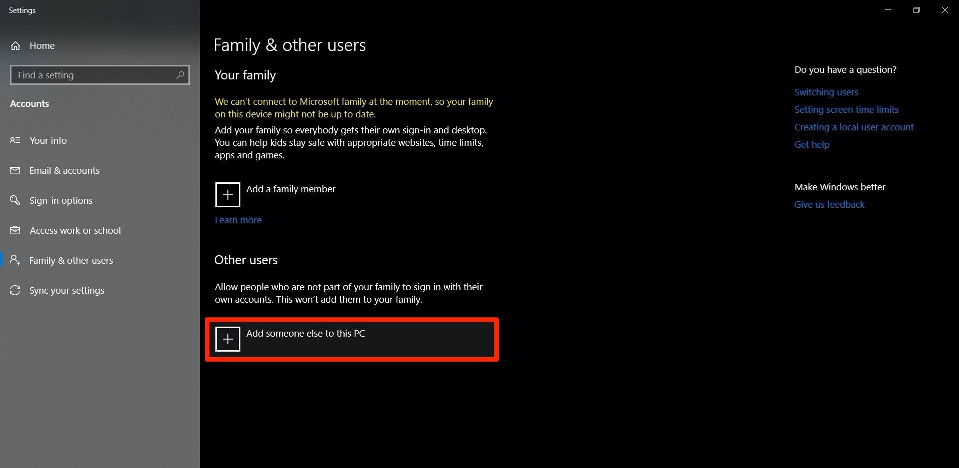 How to create a new user profile on Windows 10, so you can share ...