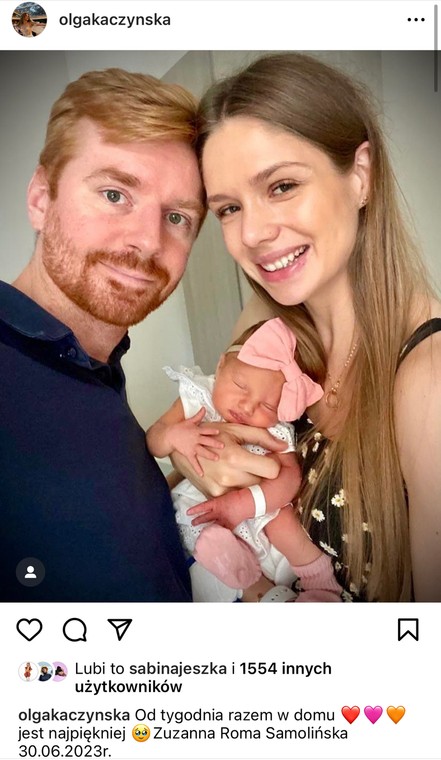 Olga Kaczyńska z "Top Model" została mamą. Ujawniła płeć i imię dziecka ...