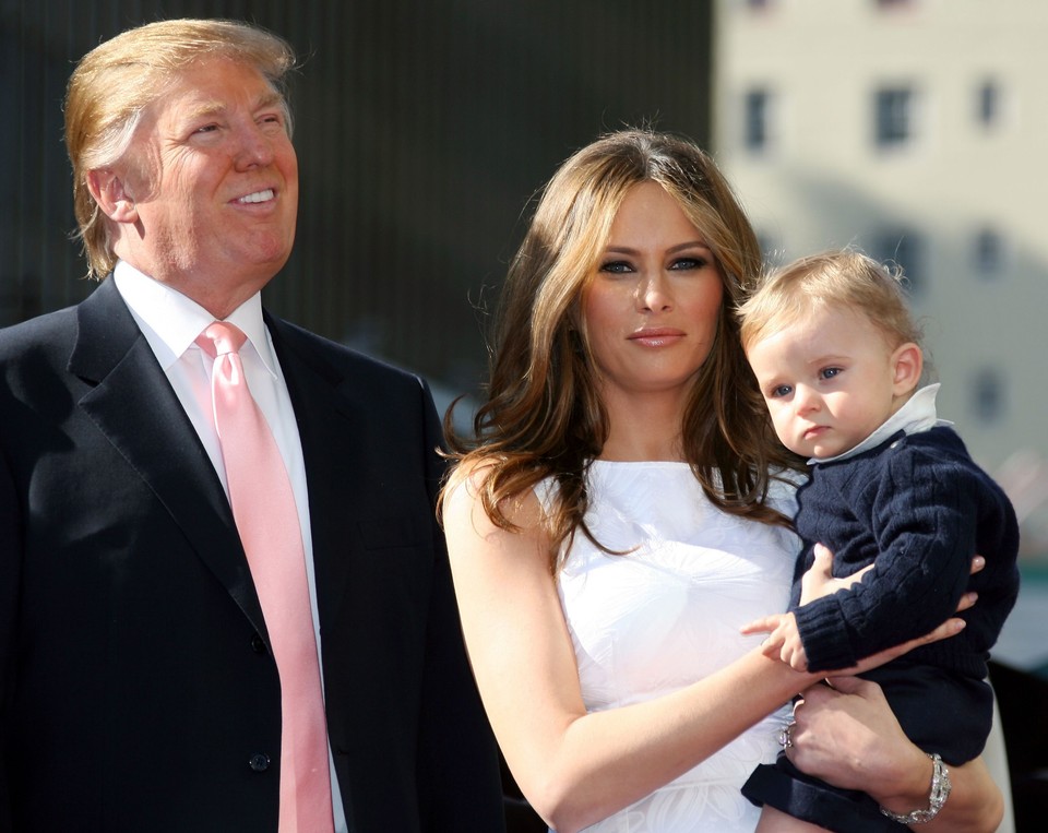 Barron Trump - najmłodszy syn nowego prezydenta USA - Dziecko