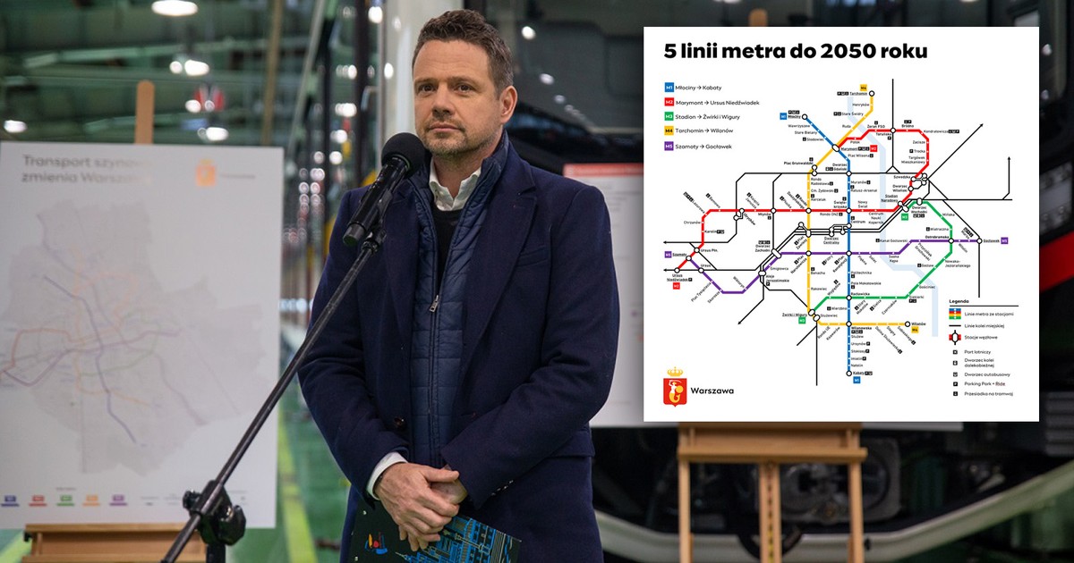 Warszawa zamieni się w 15-minutowe miasto? Chce zbudować nowe linie metra