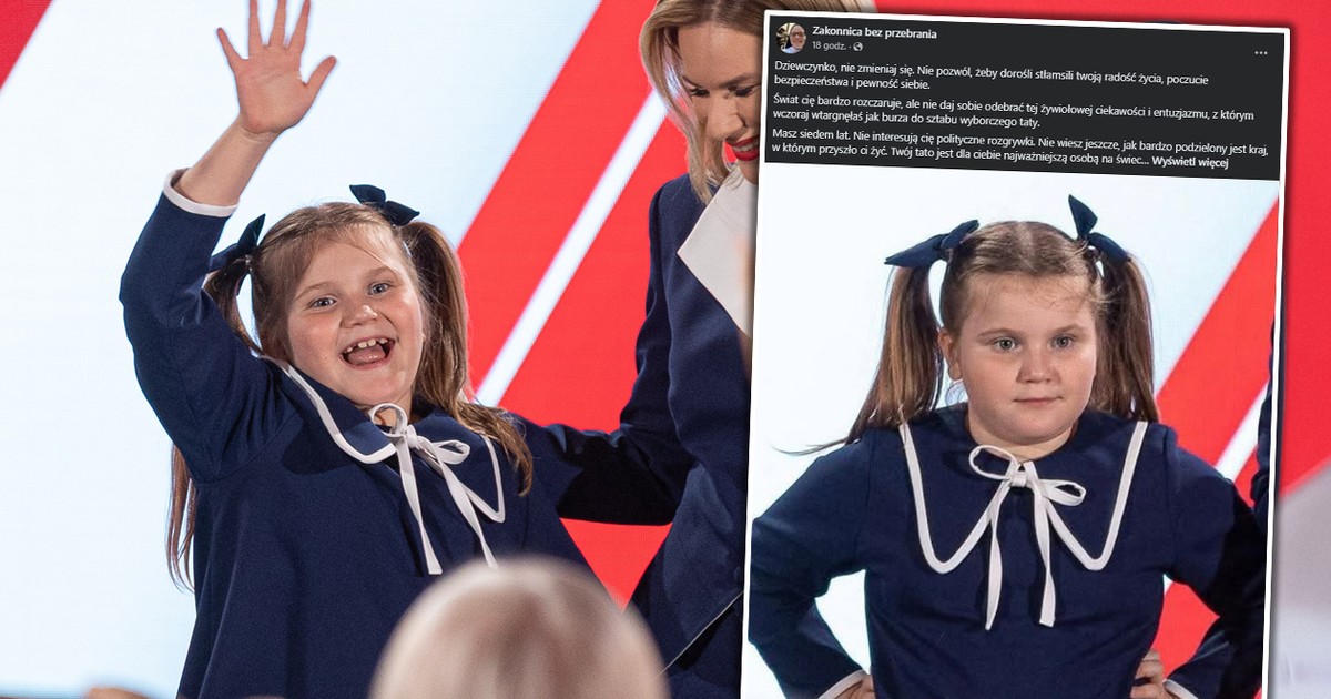 Zakonnica reaguje na hejt wobec córki Karola Nawrockiego