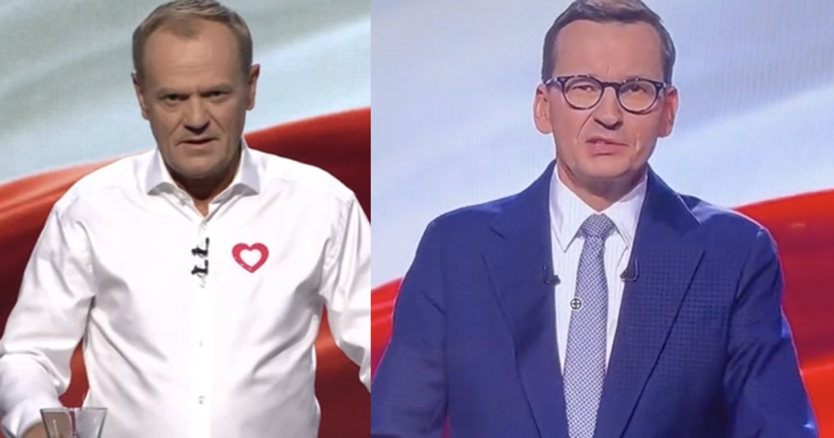 Debata wyborcza w TVP. Ekspert: Tusk poniósł klęskę. Morawiecki też ...