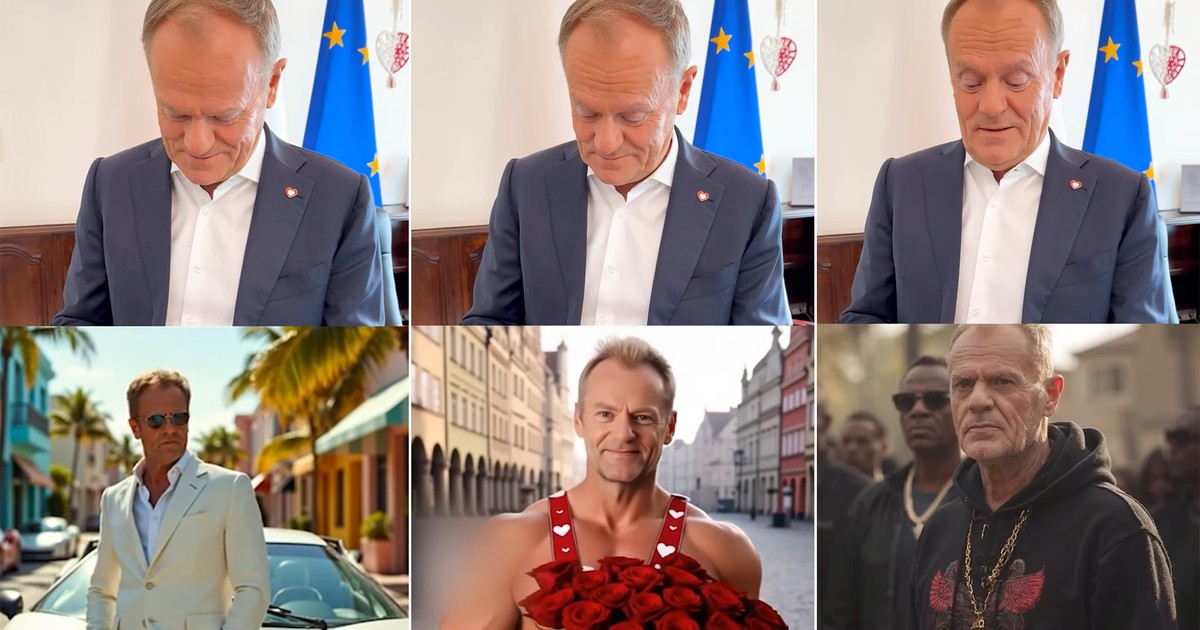 Donald Tusk zobaczył przeróbki filmów ze sobą. Tak zareagował