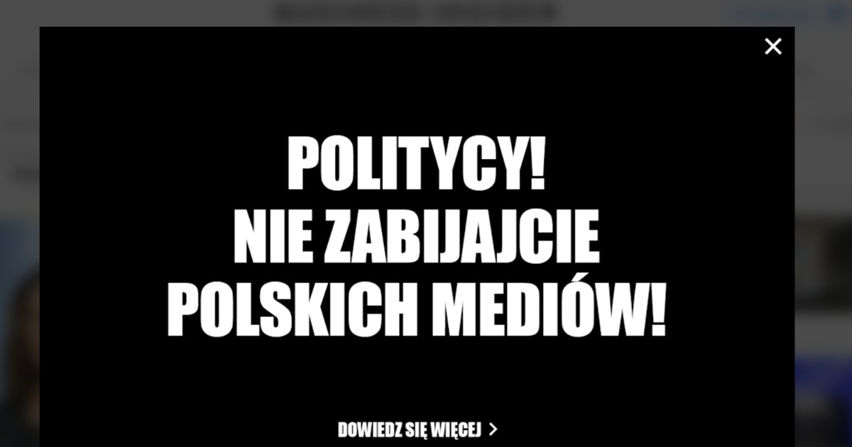 W czwartek ogólnopolski protest mediów