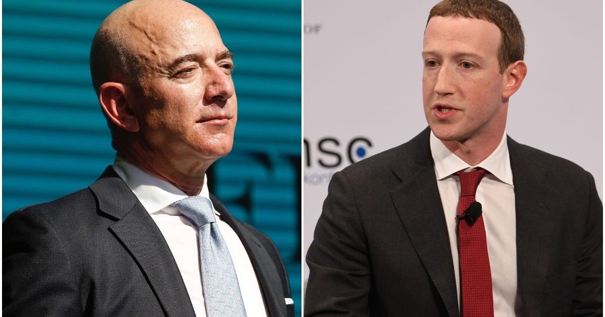 Mark Zuckerberg and Jeff Bezos got $14 billion richer in a single day ...