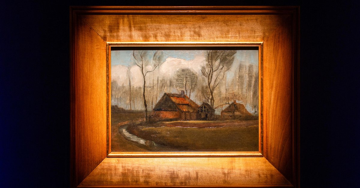 "Wiejskie chaty pośród drzew" - jedyny w Polsce obraz van Gogha do ...