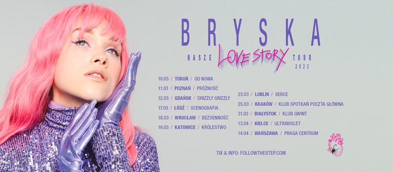 Bryska rusza w miłosną trasę koncertową. Wiemy gdzie zagra - Muzyka