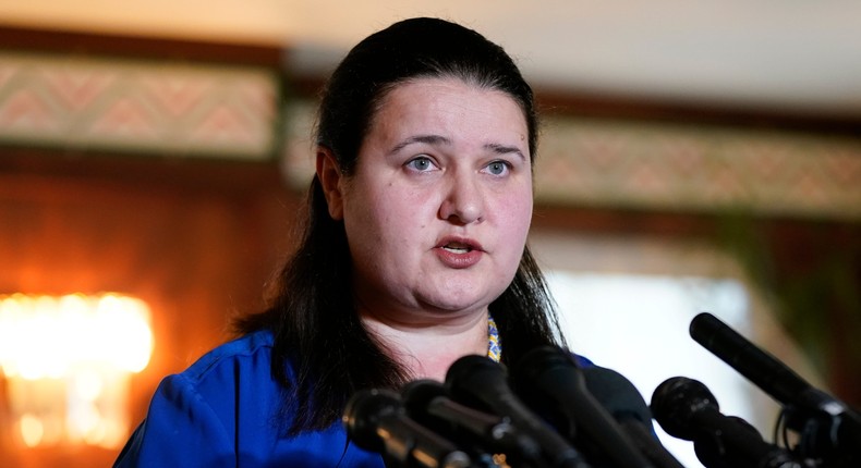 Ukrainian ambassador says mass graves show 'war crimes of massive ...