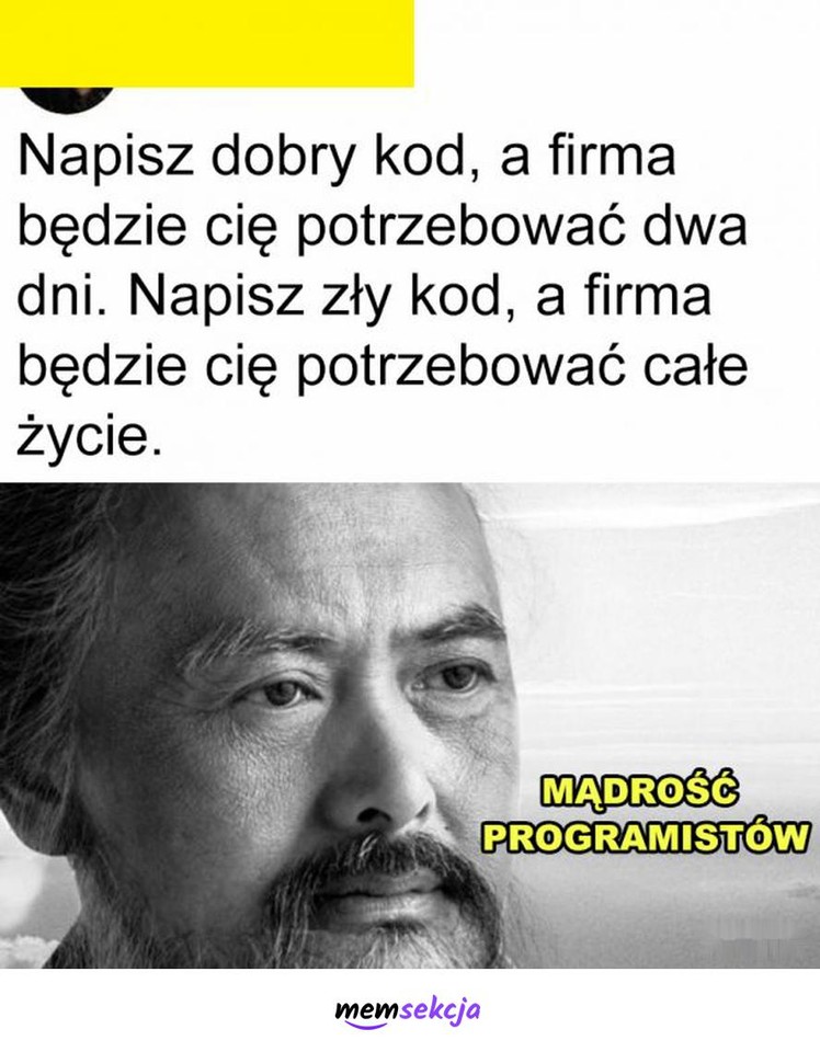 Memy o programistach. Spróbuj obejrzeć wszystkie i nie zaśmiać się ...