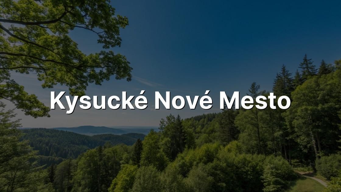 Kysucké Nové Mesto čaká slnečná nedeľa. Teploty sa vyšplhajú na 7 °C (30. 11. 2025) | Azet Počasie