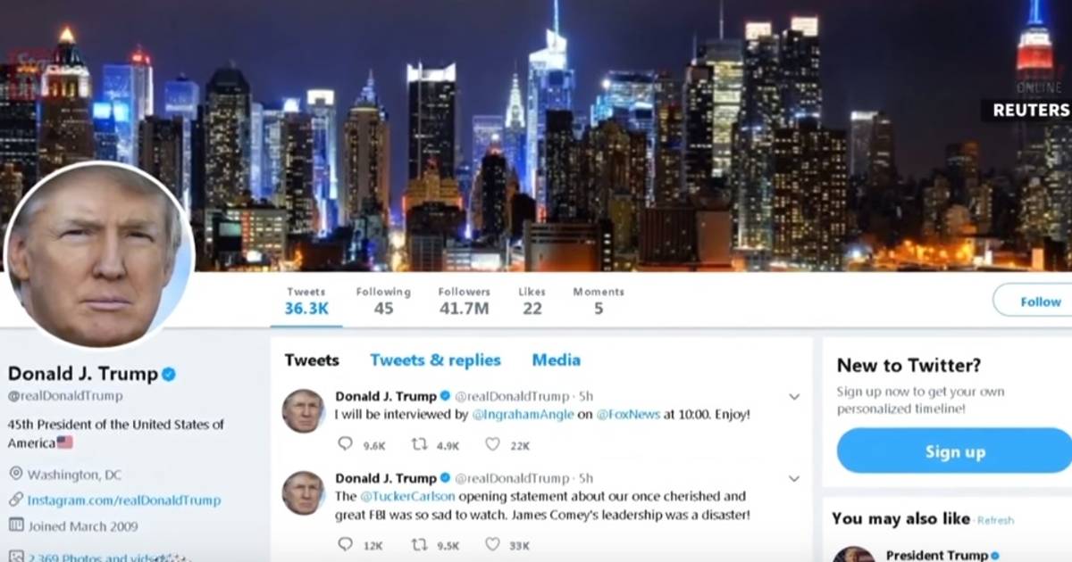 Konto Donalda Trumpa na Twitterze skasowane - Noizz