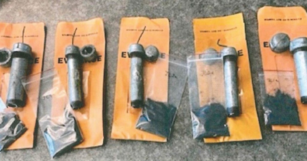 Man caught with pipe-bombs and a replica of 'Hitler's Buzzsaw' machine ...