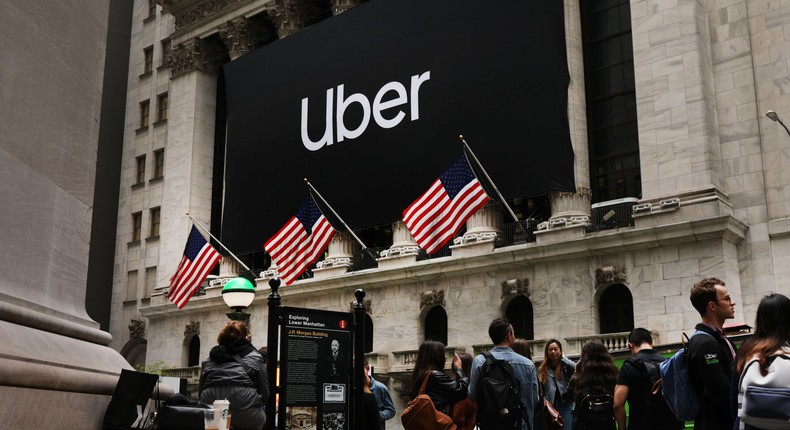 PHOTOS: Uber is going public on the New York Stock Exchange. Take a look at pictures from Uber's ...