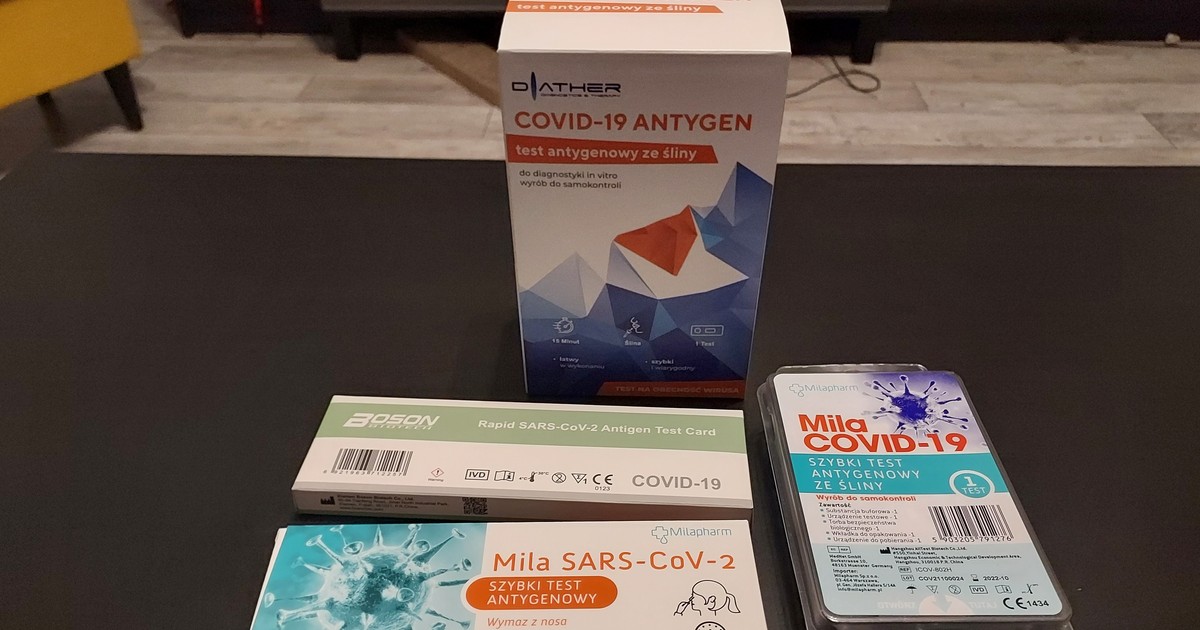 COVID-19 szybki test antygenowy do samodzielnego wykonania z marketu i ...