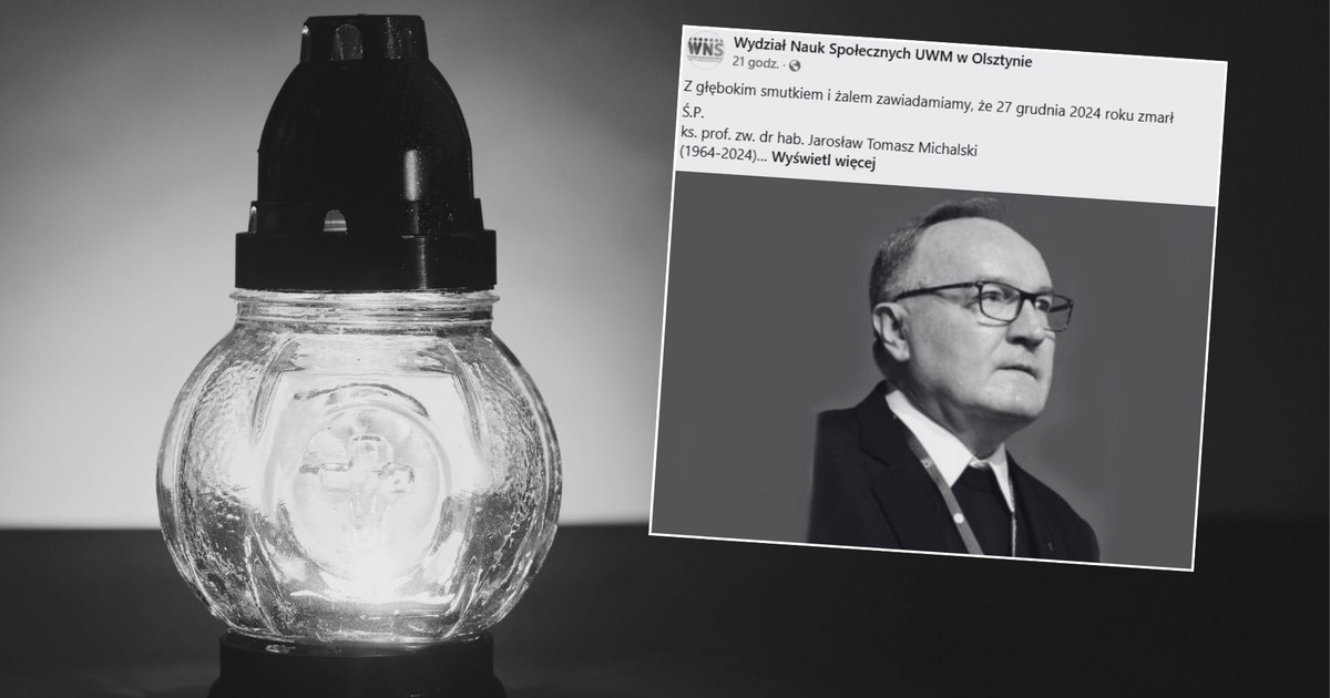 Nie żyje ksiądz Jarosław Michalski. "Utraciliśmy wybitnego uczonego ...