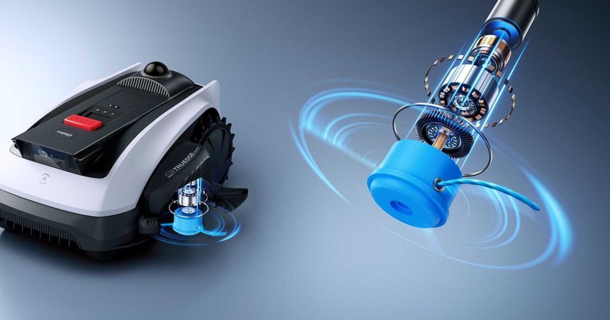 Robot koszący z wbudowaną podkaszarką: zapomnisz o koszeniu ...