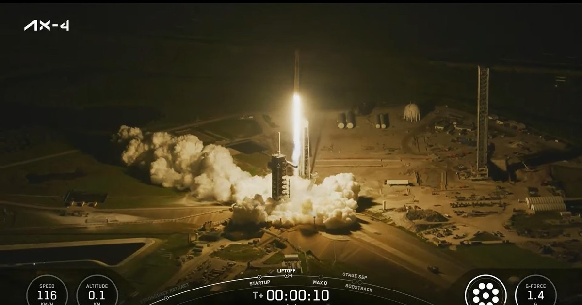 Sławosz Uznański-Wiśniewski ruszył w kosmos. Misja Ax-4 rozpoczęta