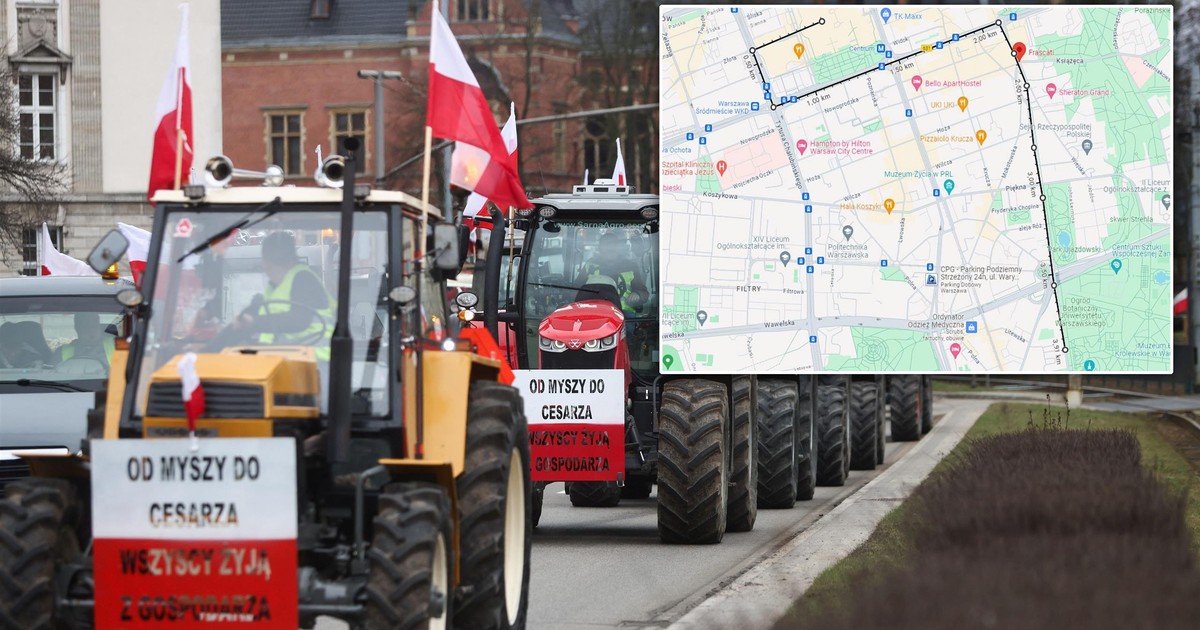 Protest rolników w Warszawie. Gdzie pojawią się utrudnienia w ruchu?