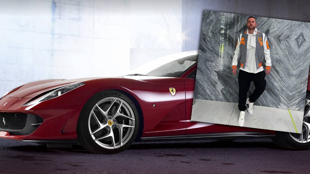 Philipp Plein chwali się luksusowymi autami. Ferrari go nie znosi