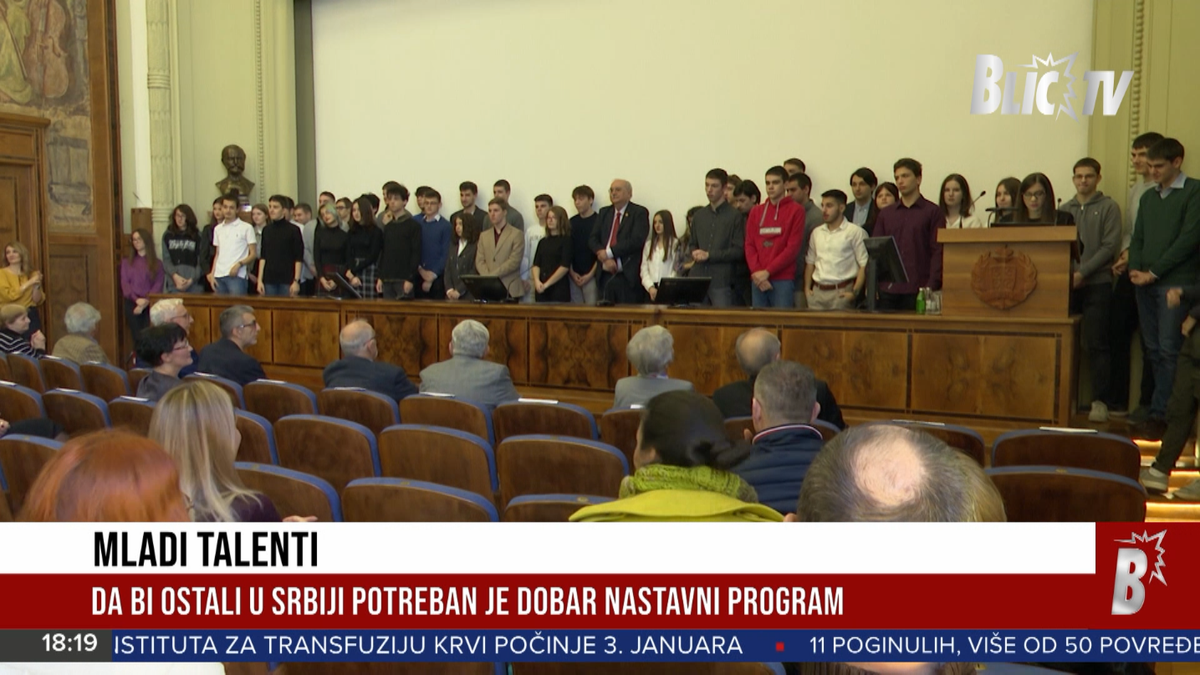 Srpska akademija nauka i umetnosti nagradila mlade talente - Blic