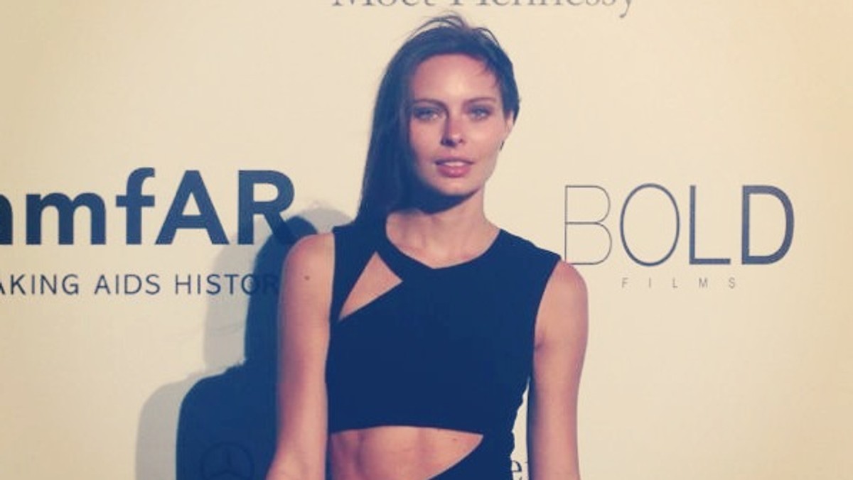 Amanda Streich, polska playmate "Playboya", na gali amfAR - Plejada.pl