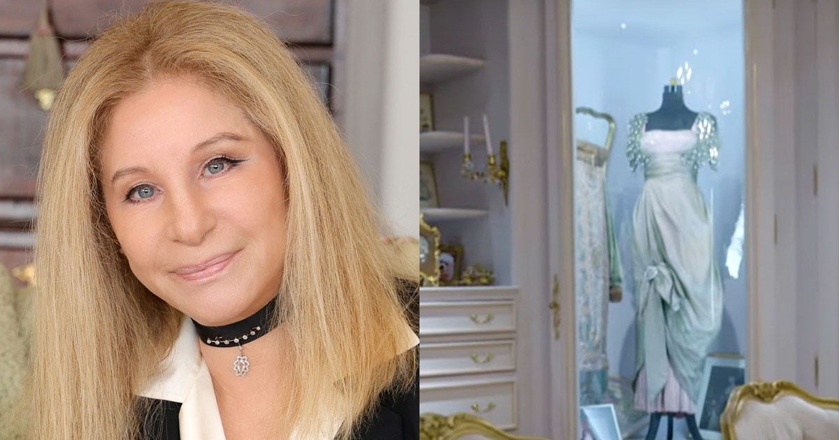Take a look inside the tiny shopping mall inside Barbra Streisand's ...