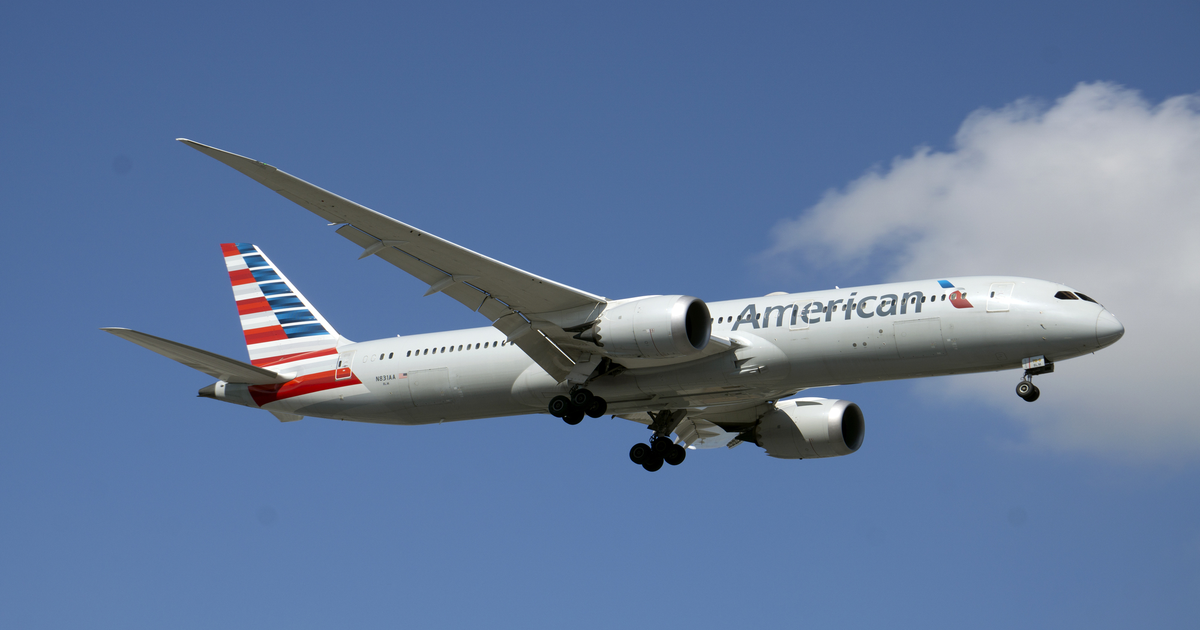 American Airlines neueste Boeing 787 kämpfte direkt zum Start mit ...