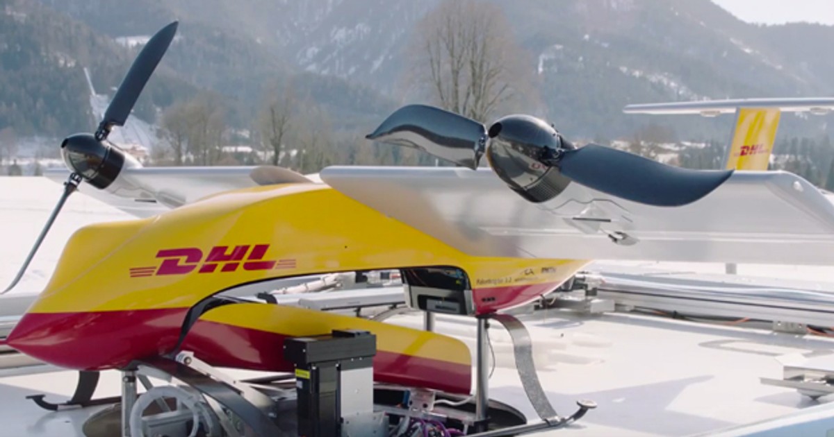 Parcelcopter, kurierski dron DHL, już po kolejnych testach