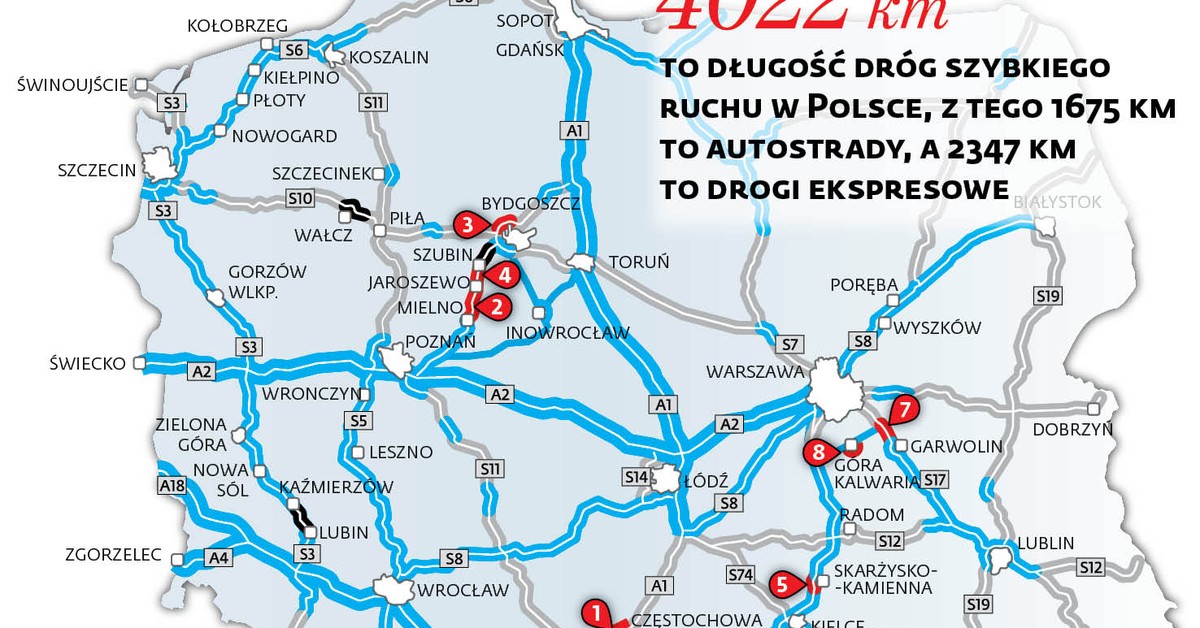 Stan budowy dróg w Polsce. Zobacz, co drogowcy oddadzą jeszcze w tym ...